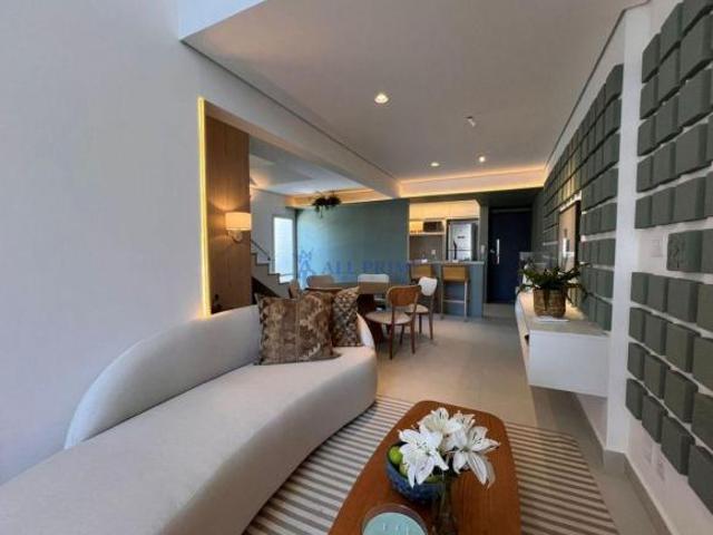 Apartamento para venda em Canto Do Forte de 130.00m² com 3 Quartos, 3 Suites e 2 Garagens