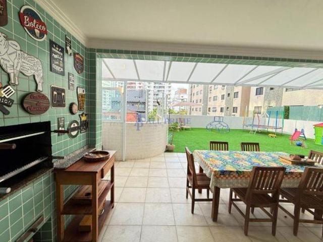 Apartamento para venda em Canto Do Forte de 279.00m² com 3 Quartos, 2 Suites e 2 Garagens