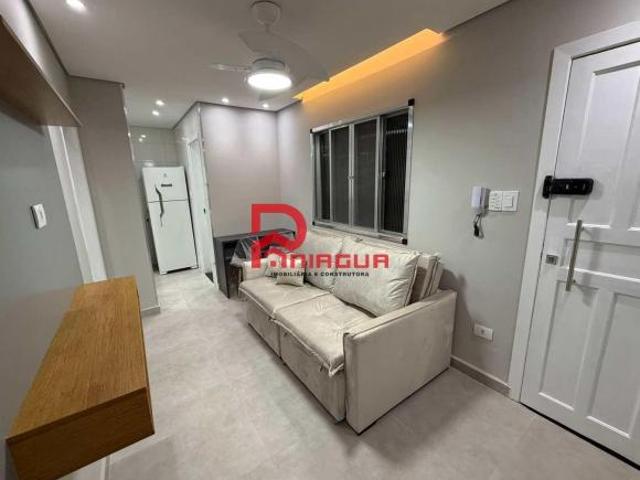 Apartamento para venda em Canto Do Forte de 35.00m² com 1 Quarto e 1 Garagem