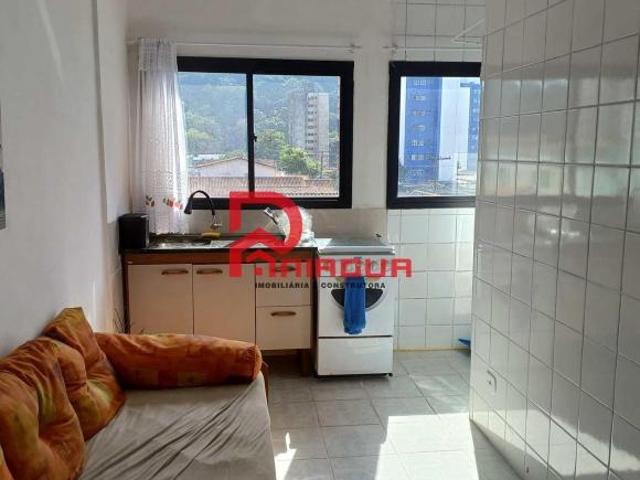 Apartamento para venda em Canto Do Forte de 33.00m² com 1 Quarto e 1 Garagem