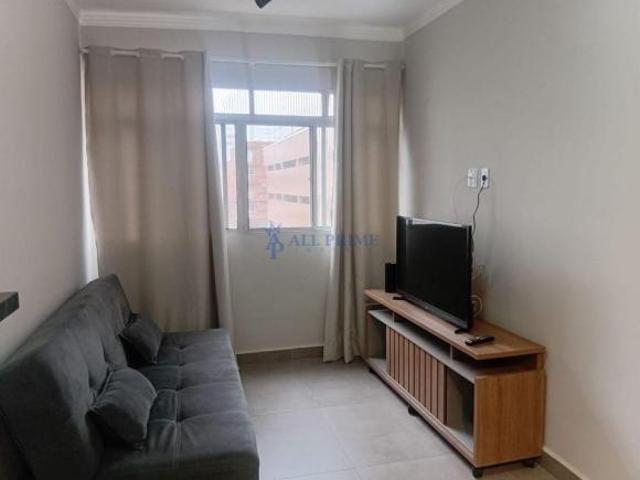 Apartamento para venda em Canto Do Forte de 45.00m² com 1 Quarto e 1 Garagem