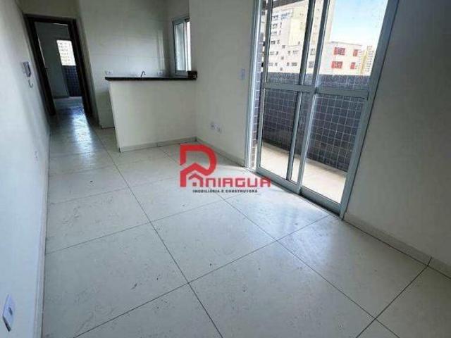 Apartamento para venda em Canto Do Forte de 48.00m² com 1 Quarto e 1 Garagem