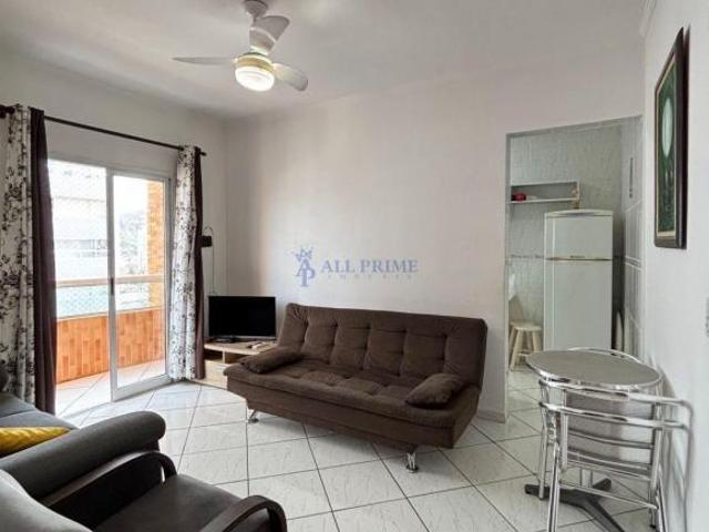 Apartamento para venda em Canto Do Forte de 49.00m² com 1 Quarto e 1 Garagem