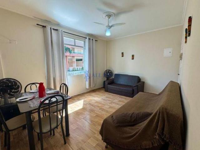 Apartamento para venda em Canto Do Forte de 50.00m² com 1 Quarto e 1 Garagem