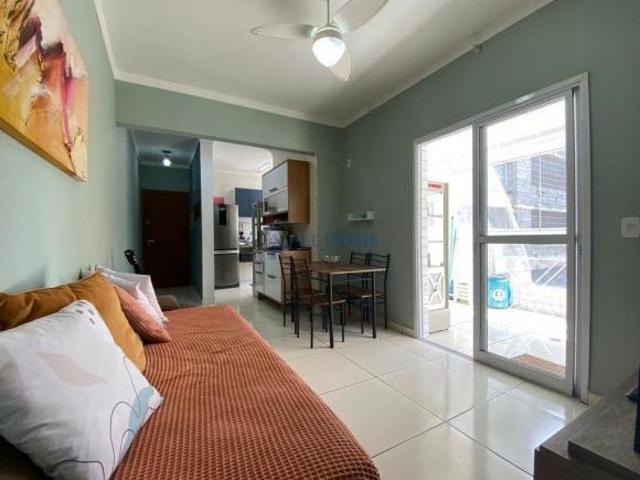 Apartamento para venda em Canto Do Forte de 65.00m² com 1 Quarto, 1 Suite e 1 Garagem