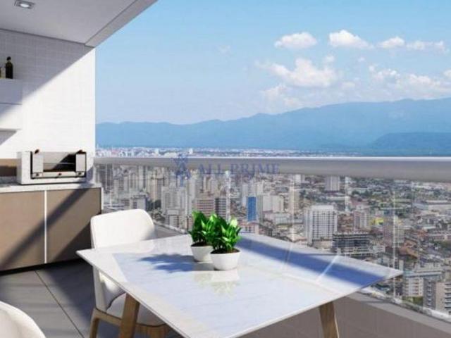 Apartamento para venda em Canto Do Forte de 60.00m² com 2 Quartos, 1 Suite e 1 Garagem