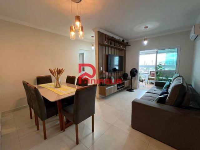 Apartamento para venda em Canto Do Forte de 86.00m² com 2 Quartos, 1 Suite e 2 Garagens
