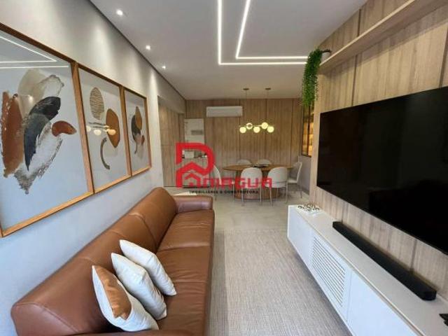 Apartamento para venda em Canto Do Forte de 81.00m² com 3 Quartos, 1 Suite e 2 Garagens
