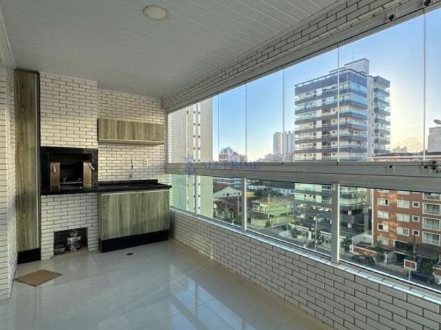 Apartamento para venda em Canto Do Forte de 95.00m² com 3 Quartos, 1 Suite e 2 Garagens