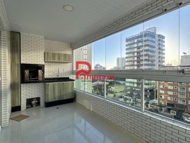 Apartamento para venda em Canto Do Forte de 92.00m² com 3 Quartos, 1 Suite e 2 Garagens