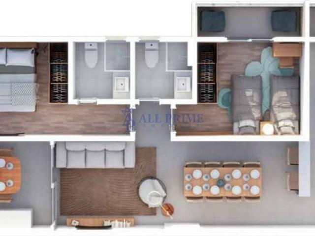 Apartamento para venda em Canto Do Forte em Praia Grande São Paulo de 76.00m² com 2 Quartos, 1 Suíte e 1 Garagem