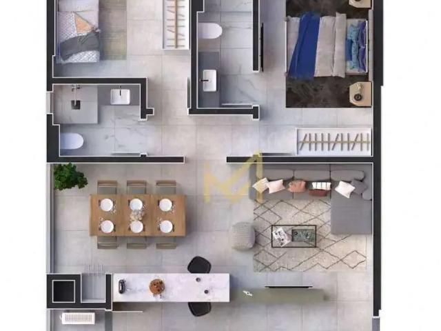 Apartamento para Venda em Cascavel/PR Centro 2 Quartos