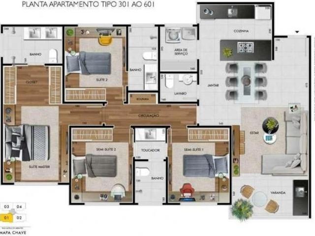 Apartamento para venda em Castelo, Belo Horizonte