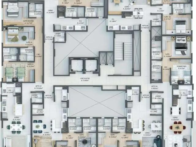 Apartamento para Venda em Capão da Canoa/RS Zona Nova 2 Quartos