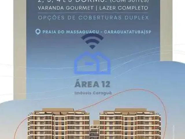 Apartamento para Venda em Caraguatatuba/SP Balneário Copacabana 2 Quartos