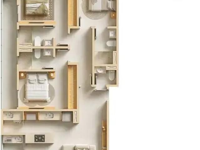 Apartamento para Venda em Caraguatatuba/SP Martim de Sá 3 Quartos