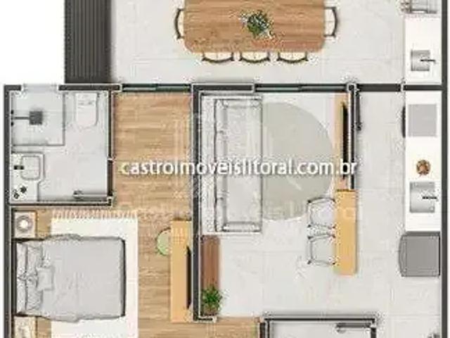 Apartamento para Venda em Caraguatatuba/SP Porto Novo 1 Quartos