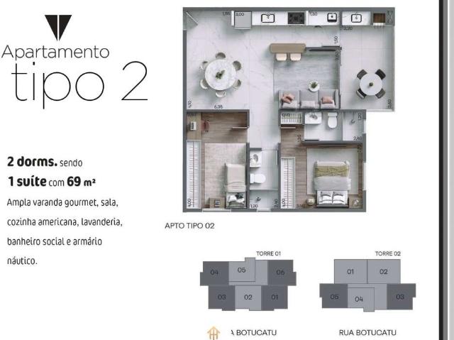 Apartamento para Venda em Caraguatatuba/SP Praia das Palmeiras 2 Quartos