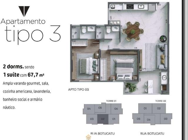 Apartamento para Venda em Caraguatatuba/SP Praia das Palmeiras 2 Quartos