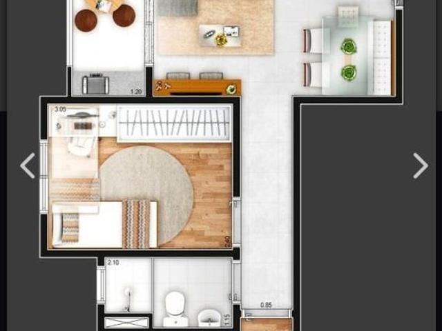 Apartamento para Venda em Carapicuíba, Jardim Santa Tereza, 2 dormitórios, 1 banheiro, 1 vaga