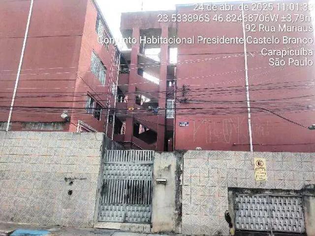 Apartamento para Venda em Carapicuíba/SP Conjunto Habitacional Presidente Castelo Branco 2 Quartos