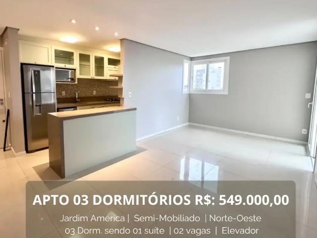 Apartamento para Venda em Caxias do Sul/RS Jardim América 3 Quartos