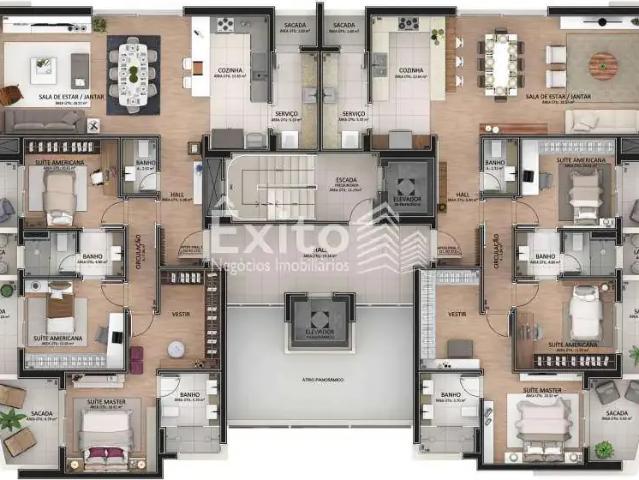 Apartamento para Venda em Caxias do Sul/RS Medianeira 3 Quartos