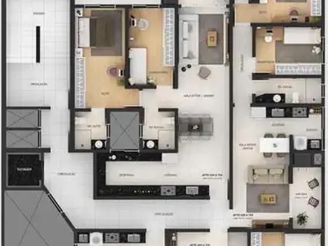 Apartamento para Venda em Caxias do Sul/RS Rio Branco 2 Quartos
