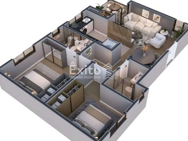 Apartamento para Venda em Caxias do Sul/RS Santa Catarina 2 Quartos
