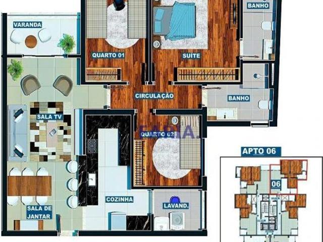 Apartamento para venda em Centro, Alfenas