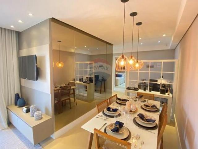 Apartamento para venda em Centro de 55.00m² com 2 Quartos, 1 Suite e 2 Garagens