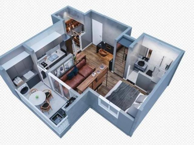Apartamento para venda em Centro de 39.00m² com 1 Quarto e 1 Suite
