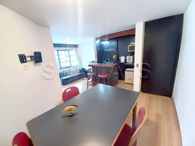 Apartamento para venda em Cidade Monções em São Paulo São Paulo de 49.00m² com 1 Quarto, 1 Suíte e 1 Garagem