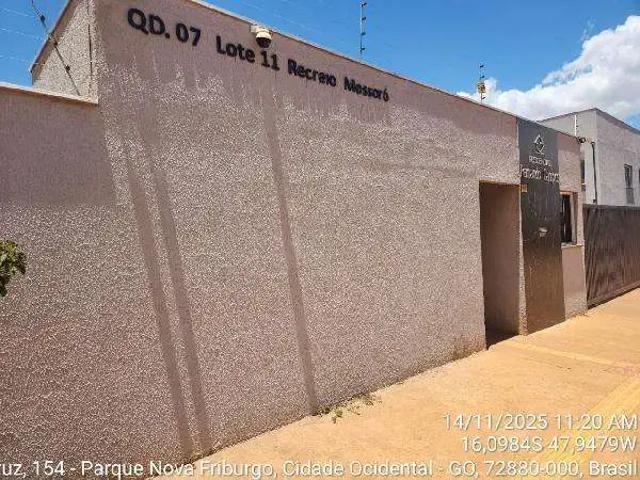 Apartamento para Venda em Cidade Ocidental/GO Mansões Recreio Mossoró 2 Quartos