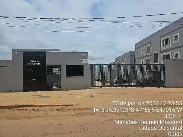 Apartamento para Venda em Cidade Ocidental/GO Mansões Recreio Mossoró 2 Quartos