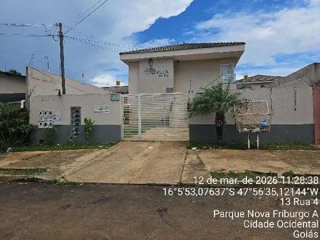 Apartamento para Venda em Cidade Ocidental/GO Parque Nova Friburgo B 2 Quartos