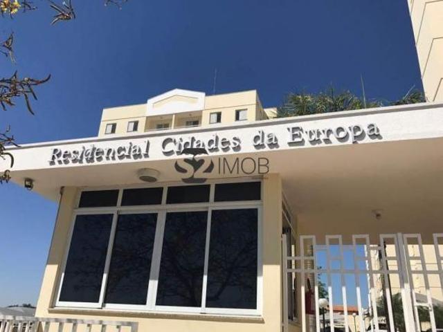 Apartamento para venda em Cond, Residencial Cidades da Europa de 74.00m² com 3 Quartos, 1 Suite e 2