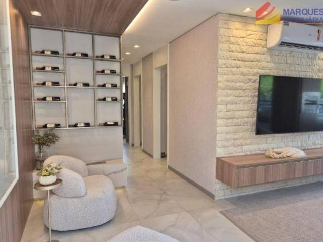 Apartamento para venda em Condomínio Flora Brasilis de 91.00m² com 3 Quartos, 1 Suite e 2 Garagens