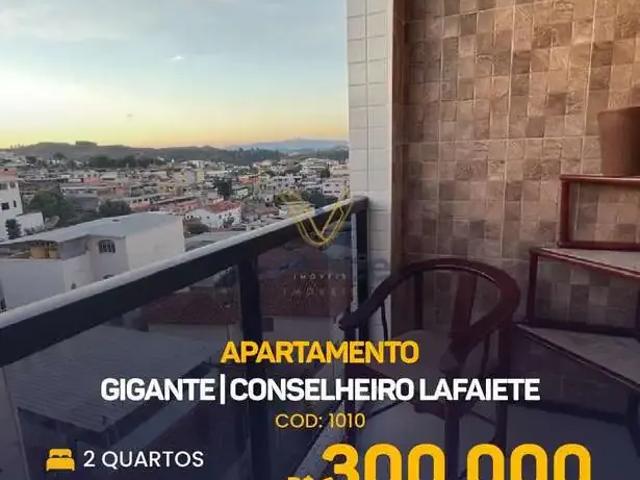 Apartamento para Venda em Conselheiro Lafaiete/MG Gigante 2 Quartos