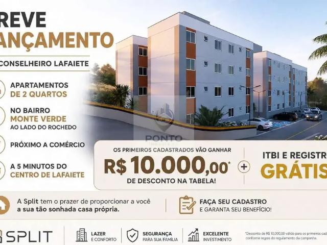 Apartamento para Venda em Conselheiro Lafaiete/MG Jardim Monte Verde 2 Quartos