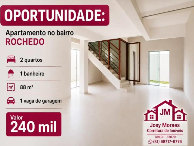 Apartamento para Venda em Conselheiro Lafaiete/MG Rochedo 2 Quartos
