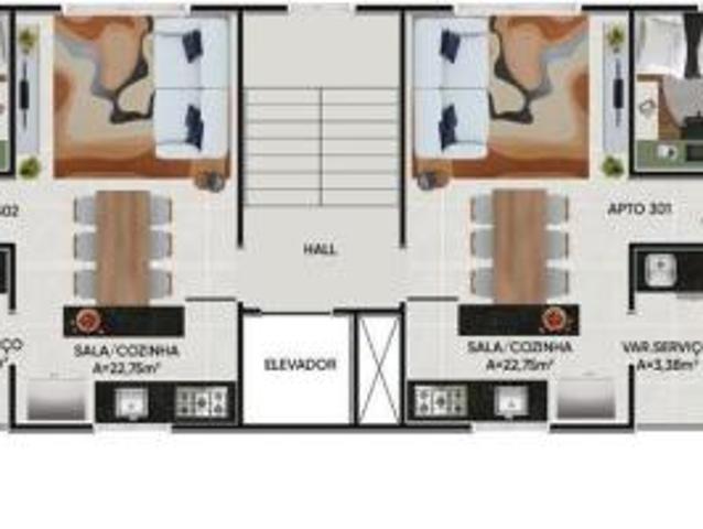 Apartamento para Venda em Contagem, Jardim Riacho das Pedras, 3 dormitórios, 1 suíte