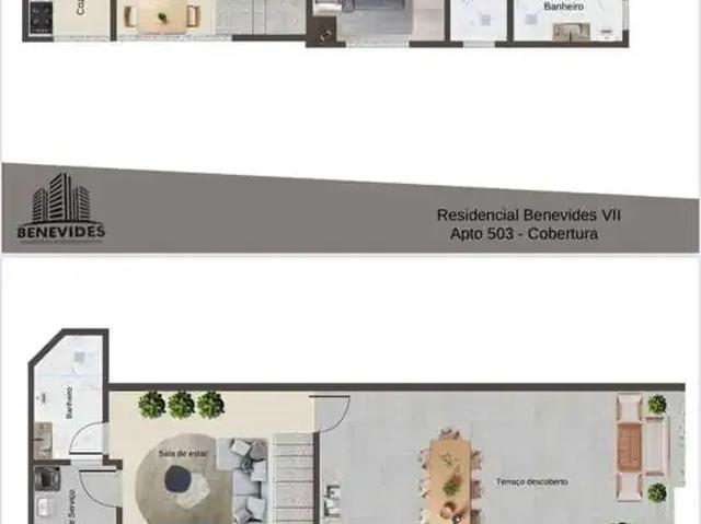 Apartamento para Venda em Contagem/MG Cabral 2 Quartos