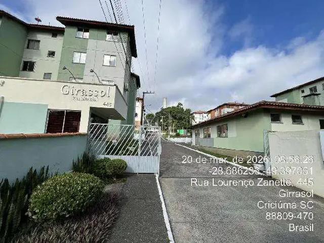 Apartamento para Venda em Criciúma/SC Santo Antônio 2 Quartos
