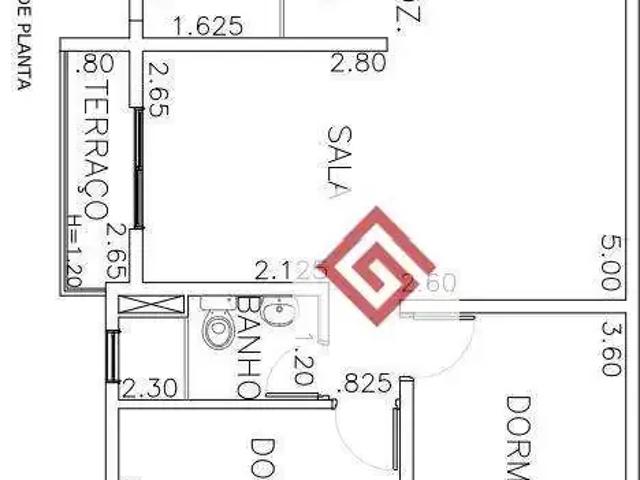 Apartamento para Venda em Diadema/SP Centro 2 Quartos