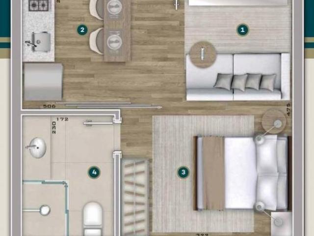 Apartamento para venda em Estoril, Belo Horizonte