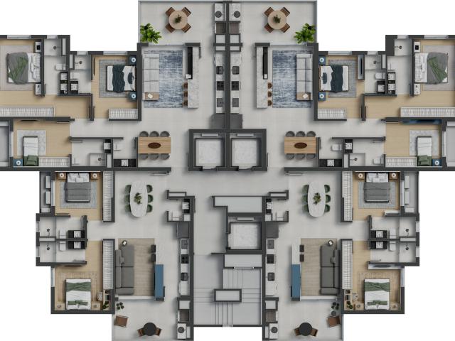 Apartamento para venda em Fazenda em Itajaí Santa Catarina de 86.00m² com 2 Quartos, 2 Suítes e 1 Garagem