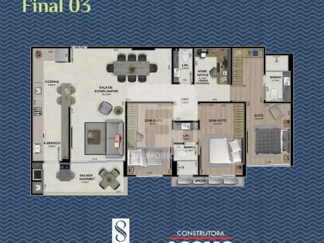 Apartamento para Venda em Florianópolis/SC Capoeiras 3 Quartos