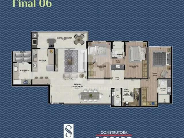 Apartamento para Venda em Florianópolis/SC Capoeiras 3 Quartos