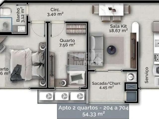 Apartamento para Venda em Florianópolis/SC Carvoeira 2 Quartos